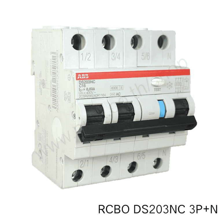 กันดูด RCBO 4P(3P+N) DS203NC ABB - PMK Online Store